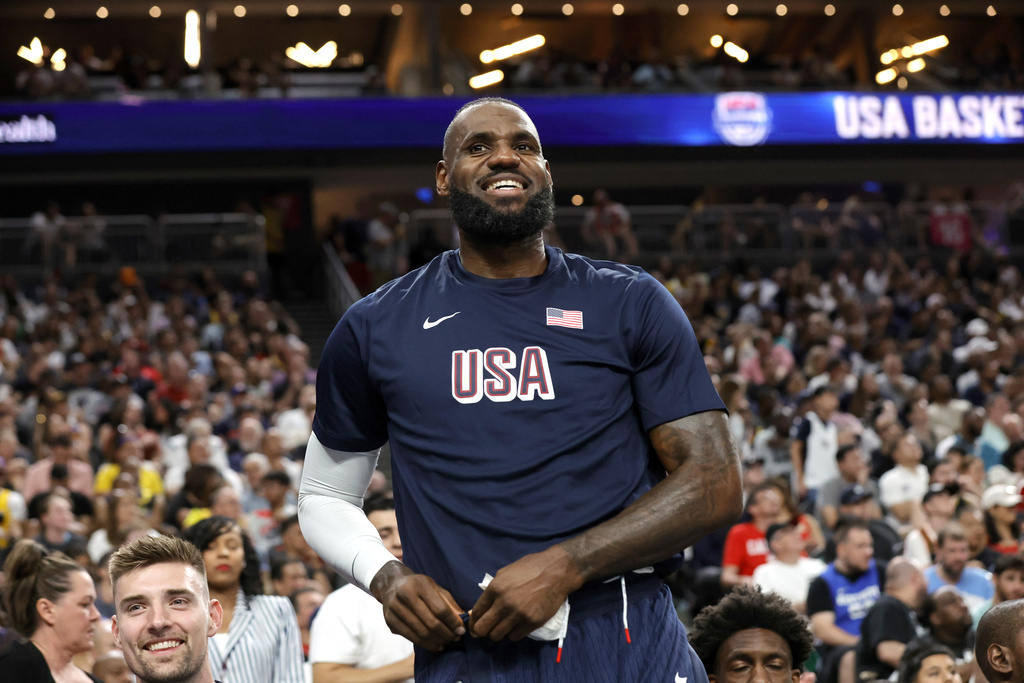 LeBron James Selected as Team USA Male Flagbearer for Paris Olympics ...
