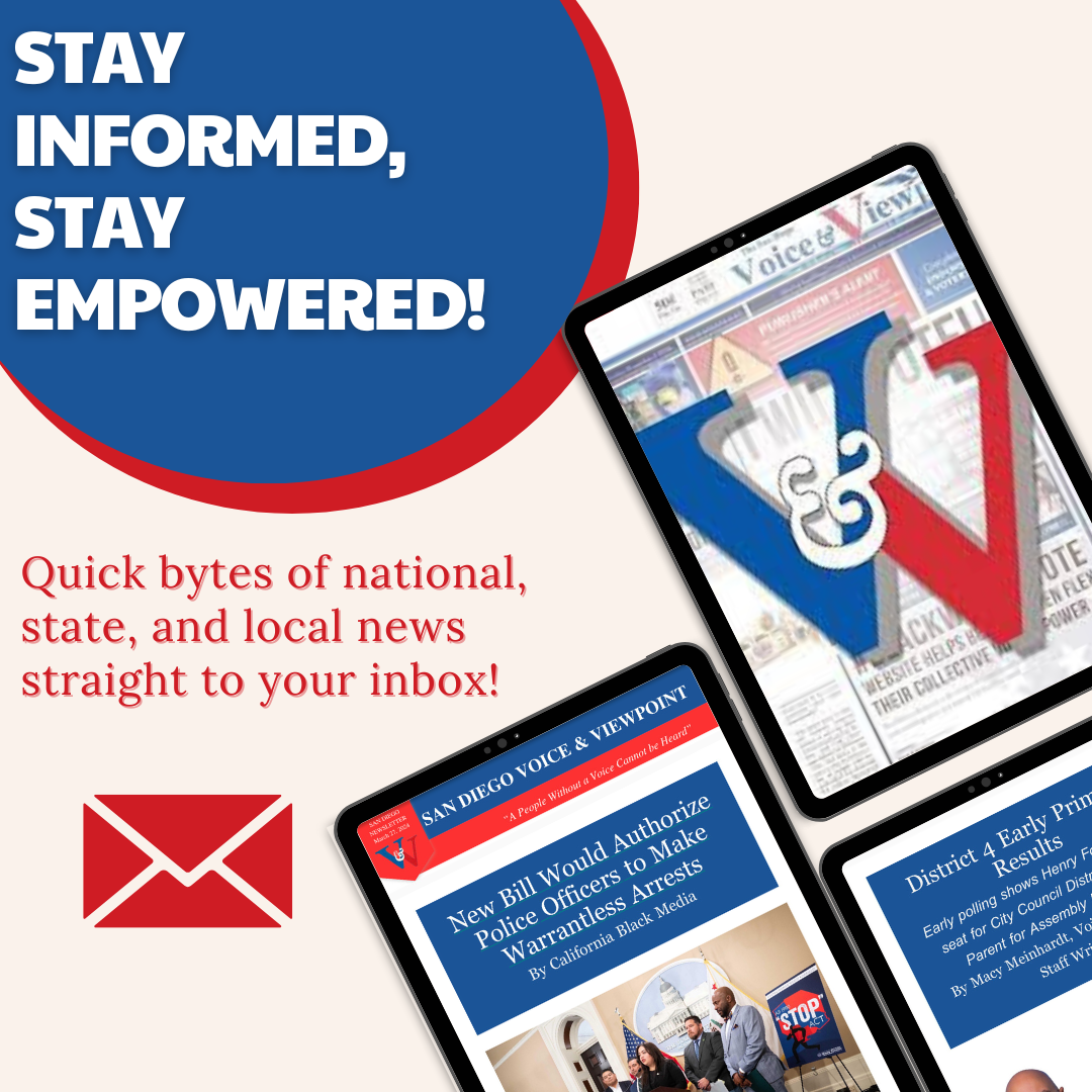 Get Our FREE Newsletters - The San Diego Voice & Viewpoint