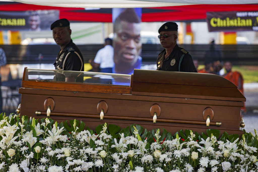 Christian Atsu funeral service in Ghana